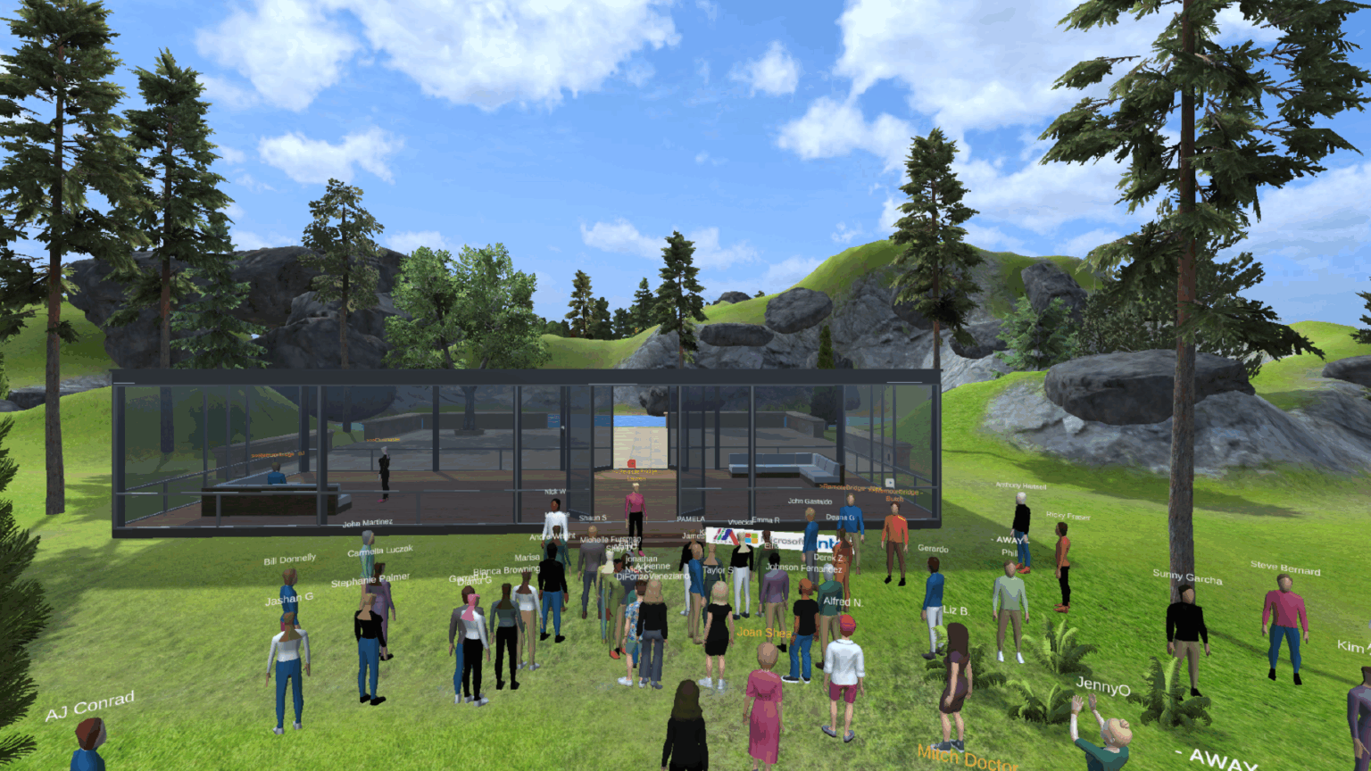 Microsoft interactive campaign | Metaverse event | Intercept